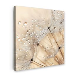 OnlyWow Leinwand Bilder Tropfen | Gr.: 20 x 20 cm