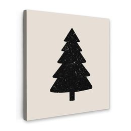 OnlyWow Leinwand Bilder Schwarz | Gr.: 50 x 50 cm