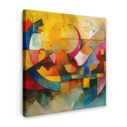 OnlyWow Leinwand Bilder Geometrie | Gr.: 20 x 20 cm