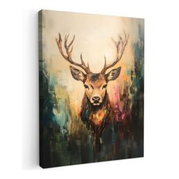 OnlyWow Leinwand Bilder Haselnussfarben | Gr.: 30 x 40 cm