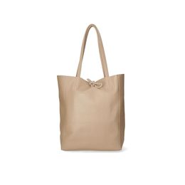 Chicca Borse Shopper Tasche Damen Gr&ouml;&szlig;e One Size hellbeige