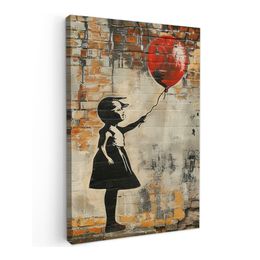 OnlyWow Leinwand Bilder Ballon | Gr.: 60 x 80 cm