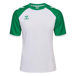 Hummel T-Shirt Raglan&auml;rmel Hmlmatch Erwachsene in WHITE/JELLY BEAN | Gr.: S