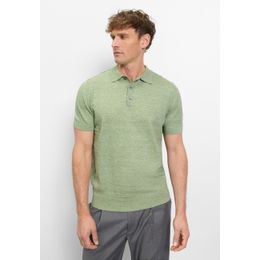 Poloshirt OLYMP "OLYMP Casual Strick", Herren, Gr. L, mint, 84% Baumwolle, 16% Polyamid, Shirts