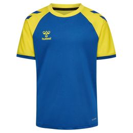 Hummel T-Shirt Raglan&auml;rmel Hmlmatch Kinder in TRUE BLUE/BLAZING YELLOW | Gr.: 116