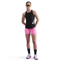 Lauftop Nike, Damen, Gr. XS, schwarz, wei&szlig;, Obermaterial: 100% Polyester, Tops