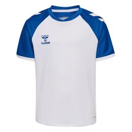 Hummel T-Shirt Raglan&auml;rmel Hmlmatch Kinder in WHITE/TRUE BLUE | Gr.: 140