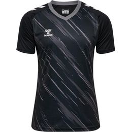 Hummel T-Shirt Raglan&auml;rmel Hmlmatch Erwachsene in BLACK/STEEL GRAY | Gr.: L