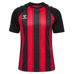 Hummel T-Shirt Raglan&auml;rmel Hmlmatch Erwachsene in TRUE RED/BLACK | Gr.: XS