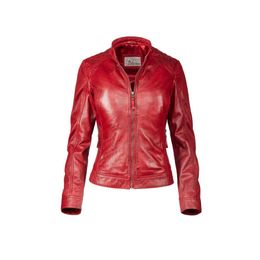 7eleven Lederjacke SEROSALI in Red | Gr.: 42