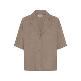 Fransa Bluse 'FRJETT SH 1' Damen Gr&ouml;&szlig;e M dunkelbeige