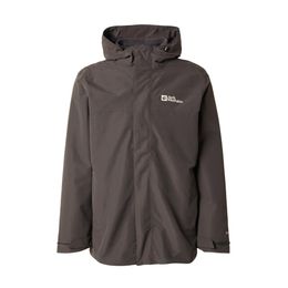 Jack Wolfskin Outdoorjacke 'Altenberg' Herren Gr&ouml;&szlig;e XXL dunkelbraun / wei&szlig;