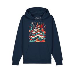 Watapparel Sweatshirt 'Christmas Tree' male Blue size 4XL