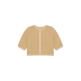Noppies Jacke M&auml;dchen Gr&ouml;&szlig;e 50 beige / dunkelbeige