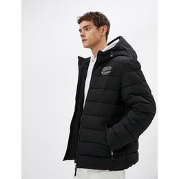 KOTON Jacke Herren Gr&ouml;&szlig;e L schwarz / offwhite