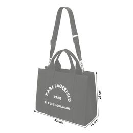 K by KARL LAGERFELD Karl Lagerfeld Shopper Damen Gr&ouml;&szlig;e One Size schwarz / wei&szlig;