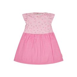Sterntaler Kleid 'Hase' M&auml;dchen Gr&ouml;&szlig;e 62 gr&uuml;n / pink / rosa