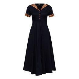 Queen Kerosin Swingkleid in schwarz | Gr.: L