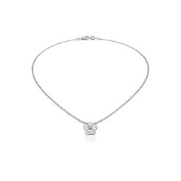 Pure Schmuck Kette 'Clover Bright' Damen Gr&ouml;&szlig;e Onesize silber