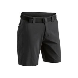 Funktionsshorts Maier Sports "Nil Short M", Herren, Gr. 54, Normalgr&ouml;&szlig;en, schwarz, 90% Polyamid, 10% Elasthan, Hosen, Herren Shorts, kurze Wanderhose, Outdoorhose 4 Taschen, Regular Fit