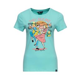 Queen Kerosin T-Shirt They See Me Aperollin' in mint | Gr.: XXL
