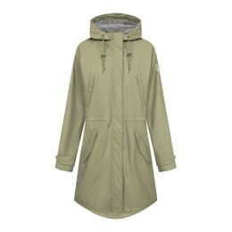 Derbe Regenmantel W-01-PU-Friese_Tildaby_oxford in tea_oxford gray | Gr.: 34