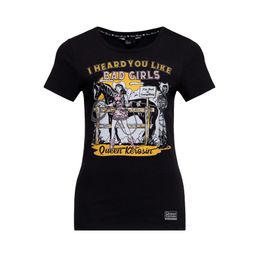 Queen Kerosin T-Shirt I Heard You Like Bad Girls in schwarz | Gr.: XS
