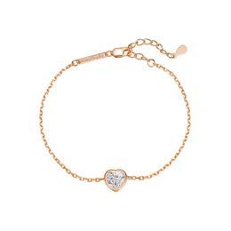 Hey Happiness Armband 'Shiny Love' Damen Gr&ouml;&szlig;e 15.5 cm rosegold
