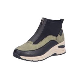 Rieker Stiefelette in Schwarz/Gr&uuml;n | Gr.: 37