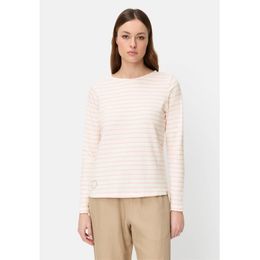 Camel Active Langarm-T-Shirt aus reiner Baumwolle in Pink | Gr.: S