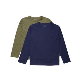 Minymo Kinder Longsleeve "Basic 34-T-shirt LS (2-pack)" in Gr&uuml;n | Gr.: 98