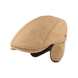 G&ouml;ttmann G&ouml;ttmann M&uuml;tze mit Ohrenschutz in beige | Gr.: 60