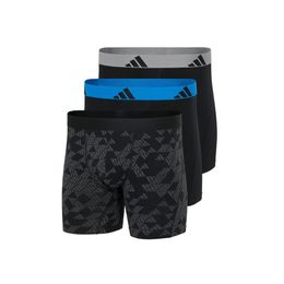 Adidas Boxershort 3er Pack in Schwarz/Grau/Blau | Gr.: XL