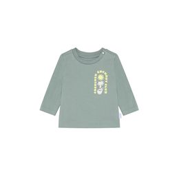 Noppies Shirt (GOTS) Jungen Gr&ouml;&szlig;e 74 pastellgelb / jade