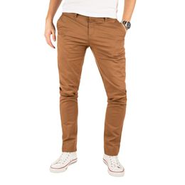Yazubi Chino Hose Kyle in Braun | Gr.: W33/L38
