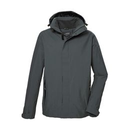 Outdoorjacke Killtec "KOS 183 KG MN JCKT", Herren, Gr. 26, dunkelgr&uuml;n, Obermaterial: 100% Polyester.Futter: 100% Polyester, Jacken Outdoorjacke, Wind- und wasserdichte Funktionsjacke mit abzippbarer Kapuze