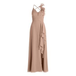 Vera Mont Chiffonkleid mit Volant in Soft Rouge | Gr.: 40