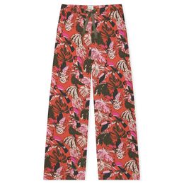 Schiesser Pyjamahose ' Mix Relax ' Damen Gr&ouml;&szlig;e M/L braun / orange / pink / rostrot Winterkleid