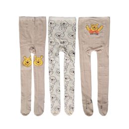3er Pack Disney Winnie Pooh Baby Strumpfhose Babystrumpfhose in beige | Gr.: 74-80