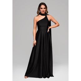 Ombre Abendkleid Damen Gr&ouml;&szlig;e 40 schwarz Winterkleid