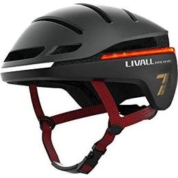 Livall EVO21 Helm + BR 80 Fernbedienung schwarz/anthrazit M (54-58 cm)