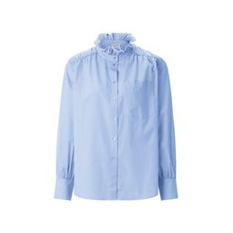 Rich & Royal Rich & Royal Bluse in hellblau wei&szlig; | Gr.: 40