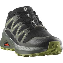 Trailrunningschuh Salomon "SPEEDCROSS PEAK GORE-TEX", Herren, Gr. 47, schwarz (schwarz, urban chic, schwarz citron), Synthetik, Textil, Schuhe, wasserdicht