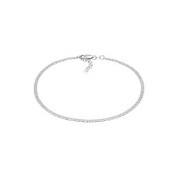 Elli Fu&szlig;schmuck Basic Fu&szlig;kettchen Damen Gr&ouml;&szlig;e 22 silber