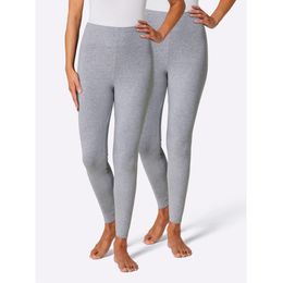 WITT WEIDEN Leggings in grau-meliert | Gr.: 18/19