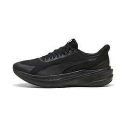 Laufschuh Puma "DASHER LITE SLIPTECH", Damen, Gr. 43, Puma schwarz, Textil, Schuhe Laufschuh, mit leicht profilierter Gummilaufsohle, mit Schlupfeinstieg