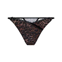 Hunkem&ouml;ller Hunkem&ouml;ller String 'Ella' Damen Gr&ouml;&szlig;e M braun / schwarz