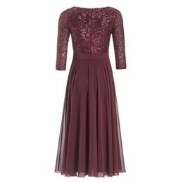Swing Kleid in aubergine - 0002 | Gr.: 42