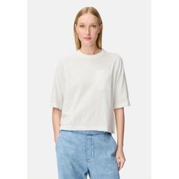 Camel Active Oversized T-Shirt aus reiner Baumwolle in Milchwei&szlig; | Gr.: L