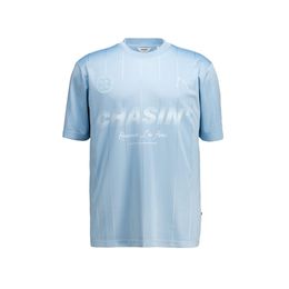 CHASIN' Chasin' T-Shirt 'Stadium' Herren Gr&ouml;&szlig;e M hellblau / wei&szlig;